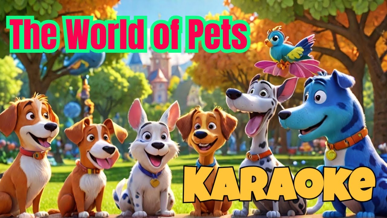 The World of Pets 😽🐹 Pet Karaoke Song for Kids🐤 - YouTube