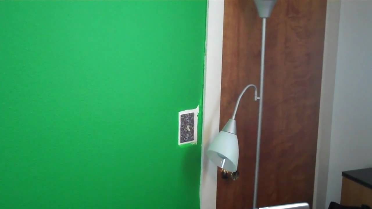 Low cost green screen setup and lighting from a home office - YouTube