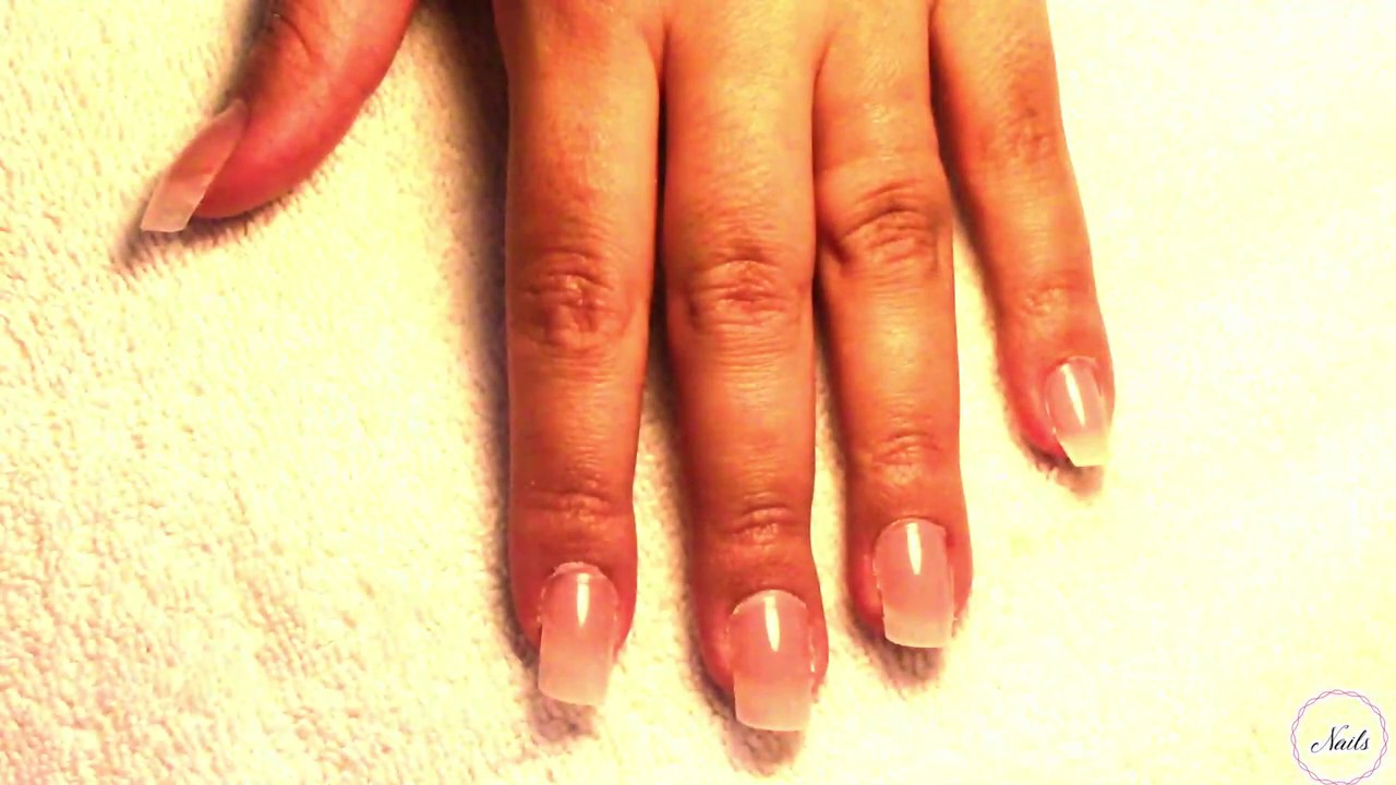 How To Apply Polygel Nails - YouTube