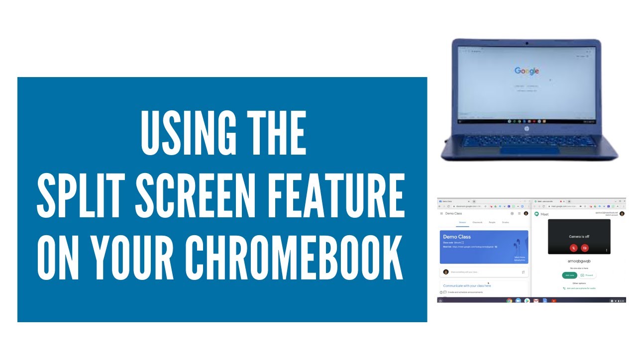 Using the Split Screen Feature on Your Chromebook - YouTube