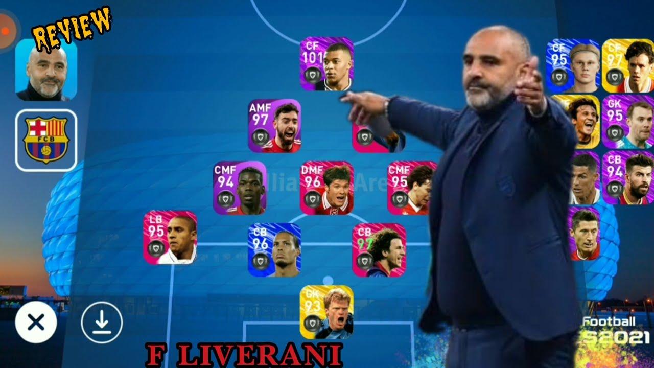REVIEW F LIVERANI MANAGER PES 2021 (AMG) ️ - YouTube