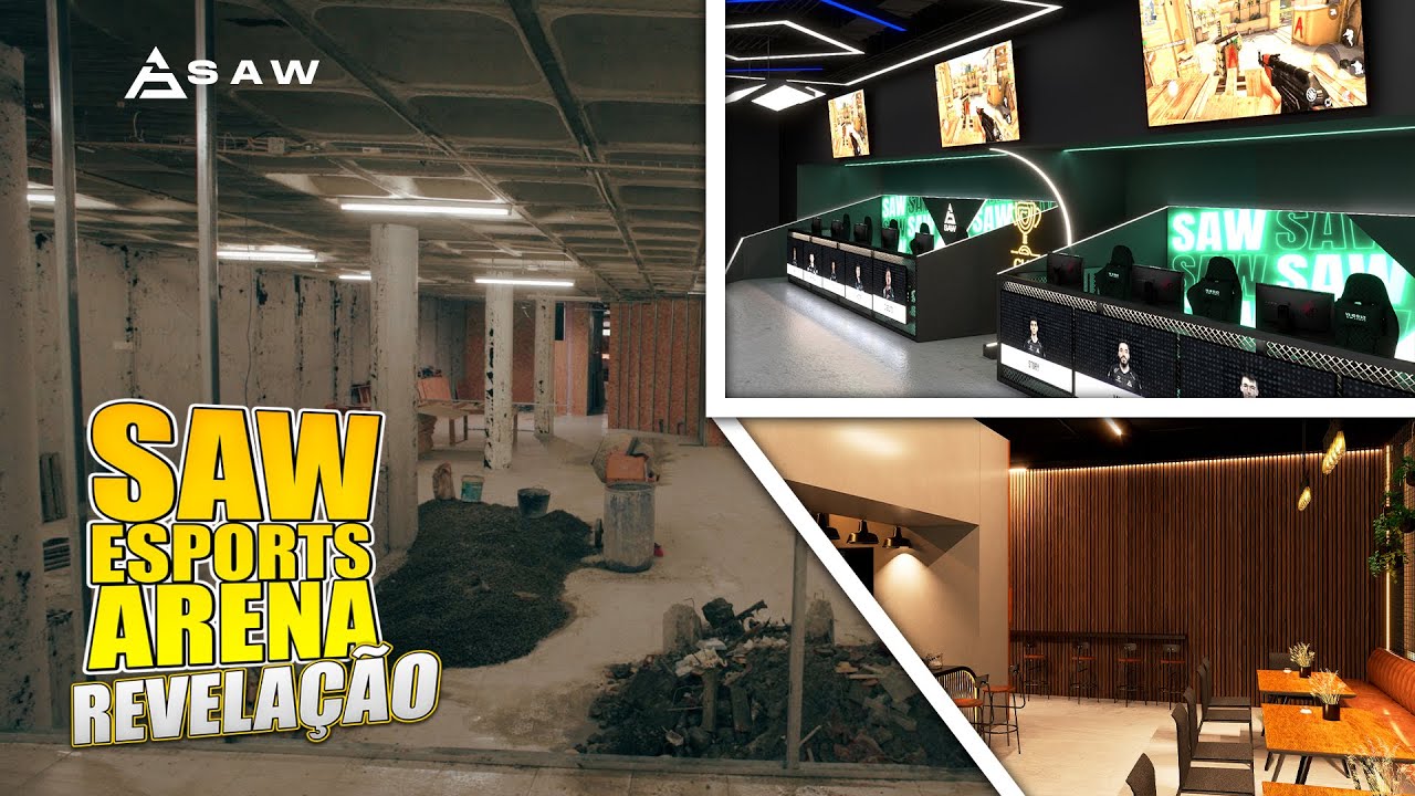 REVELÁMOS O PROJETO DA SAW ESPORTS ARENA - YouTube
