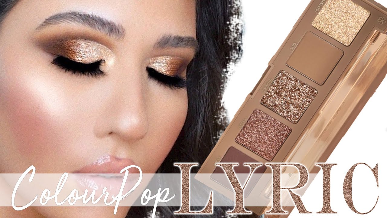 COLOURPOP "LYRIC" MINI PALETTE || TUTORIAL & FIRST IMPRESSIONS - YouTube