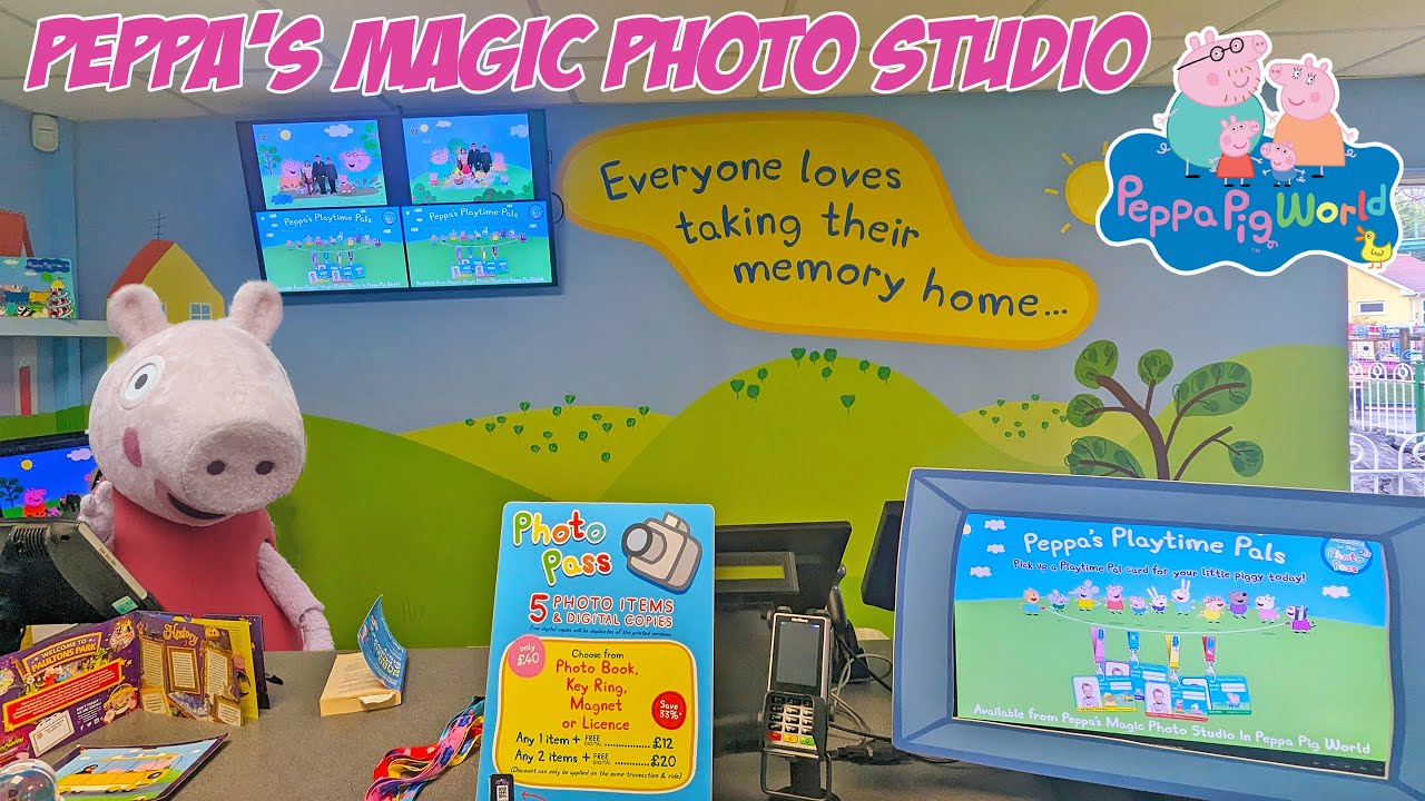 How Peppa's Magic Photo Studio Works at Peppa Pig World (Jan 2024) [4K ...
