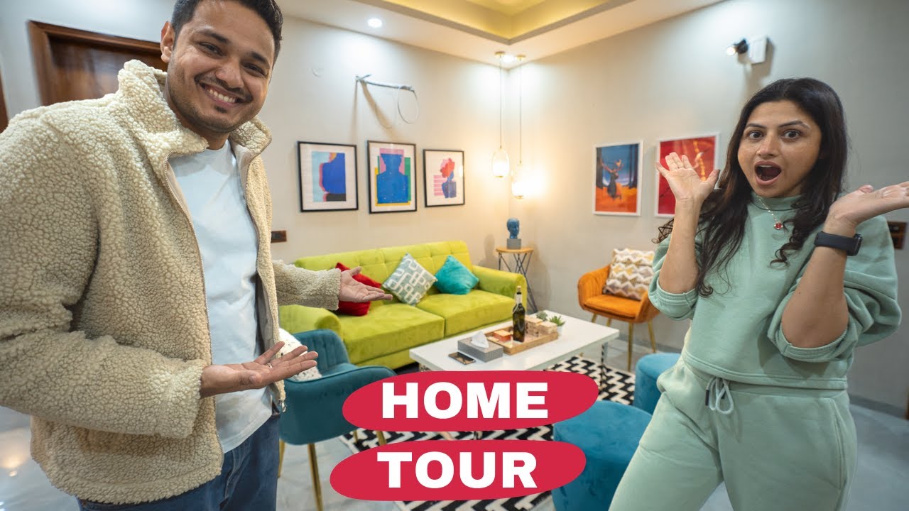 Our New Home | 3BHK Beautiful interior in Budget | Home Tour | Prateek ...