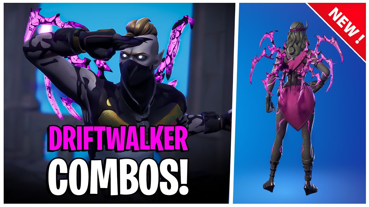 *NEW* DRIFTWALKER *FULL* SET COMBOS in Fortnite (Fortnite Battle Royale ...