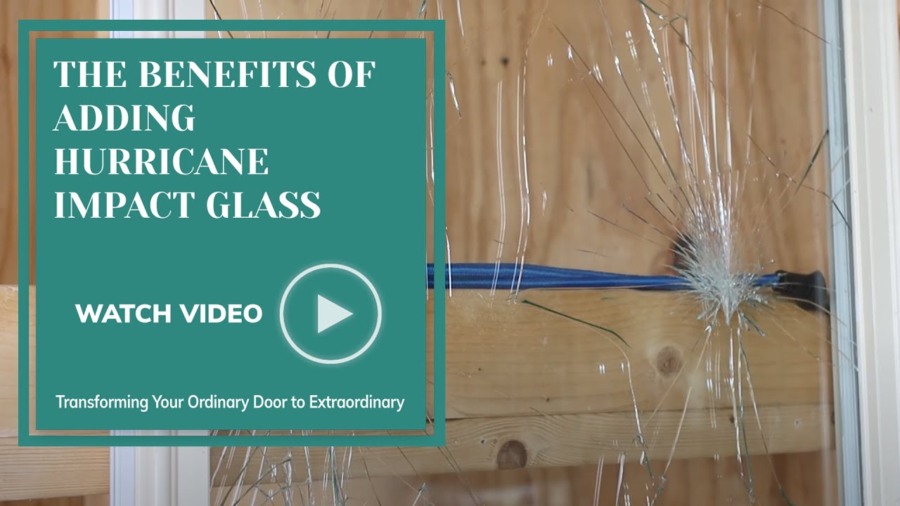 The Benefits of Adding Hurricane Impact Glass to Your Front Door - YouTube
