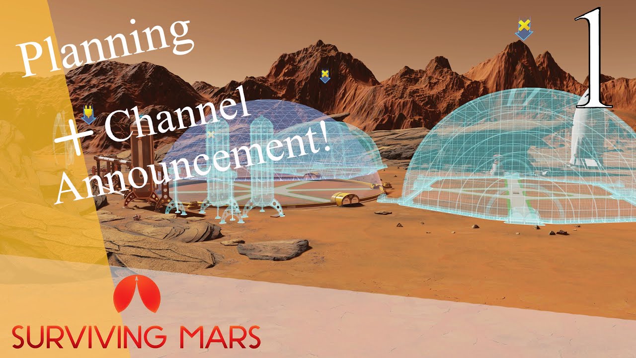 Getting Started and Colony Planning | Surviving Mars Ep.1 - YouTube