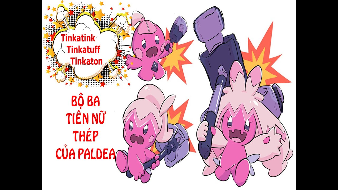 #46 Tinatink tiến hóa - Pokémon Evolutions Tinkatink, Tinkatuff và ...
