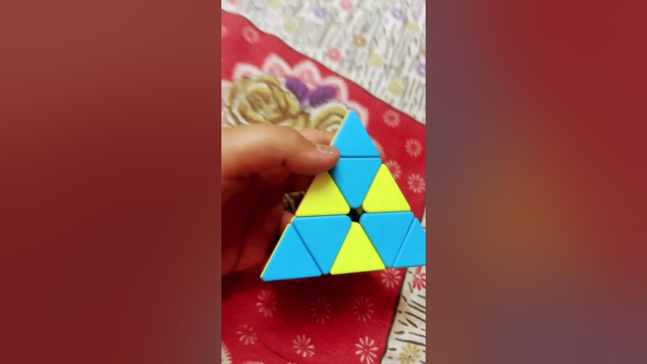 How to make chakerbord pattern on pyramix cube please subscribe to learn 😱#trending #cube # ...