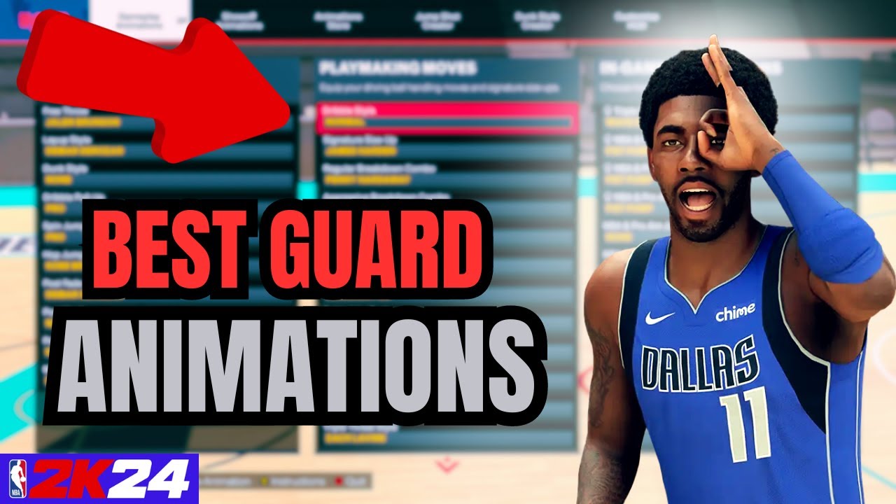 THE BEST ANIMATIONS FOR GUARDS IN NBA 2K24! - YouTube