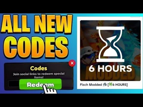 ⚠️ACTIVE!⚡REDEEM⚠️ FISCH Modded ROBLOX CODES 2025- WORKING CODED ...