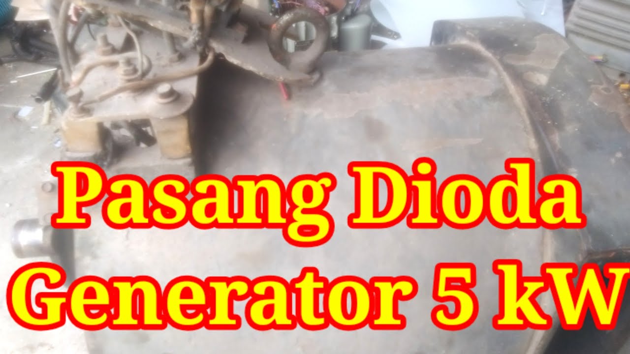 Cara Pasang Dioda Generator 5 kW - YouTube