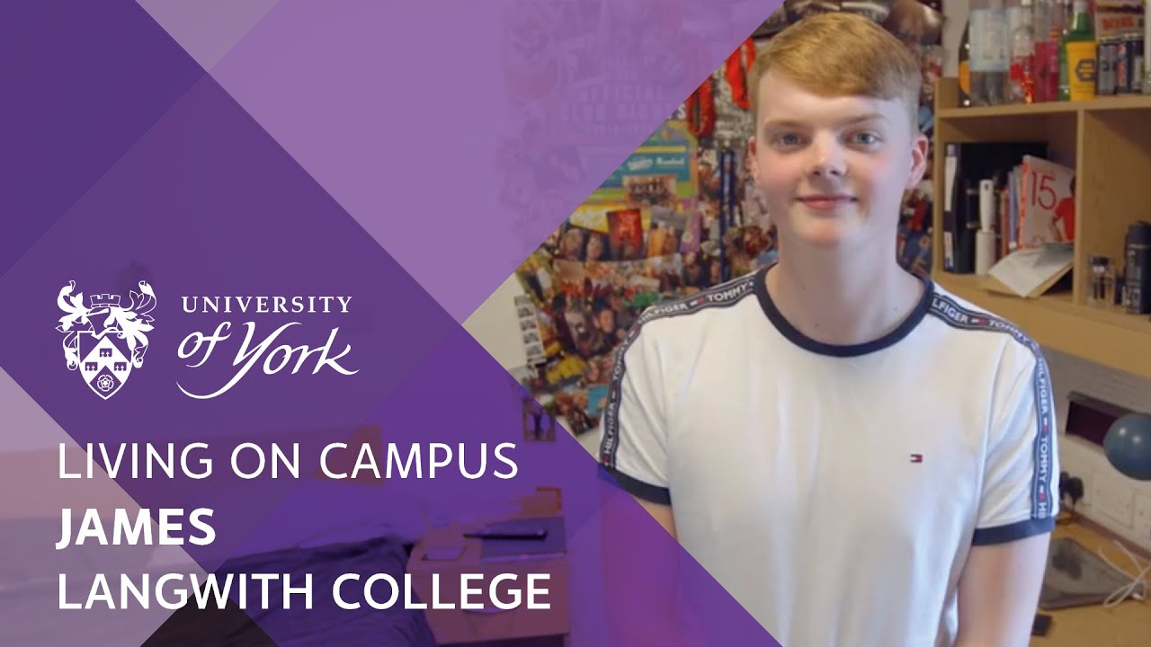 Living on campus: James (Langwith College) - YouTube
