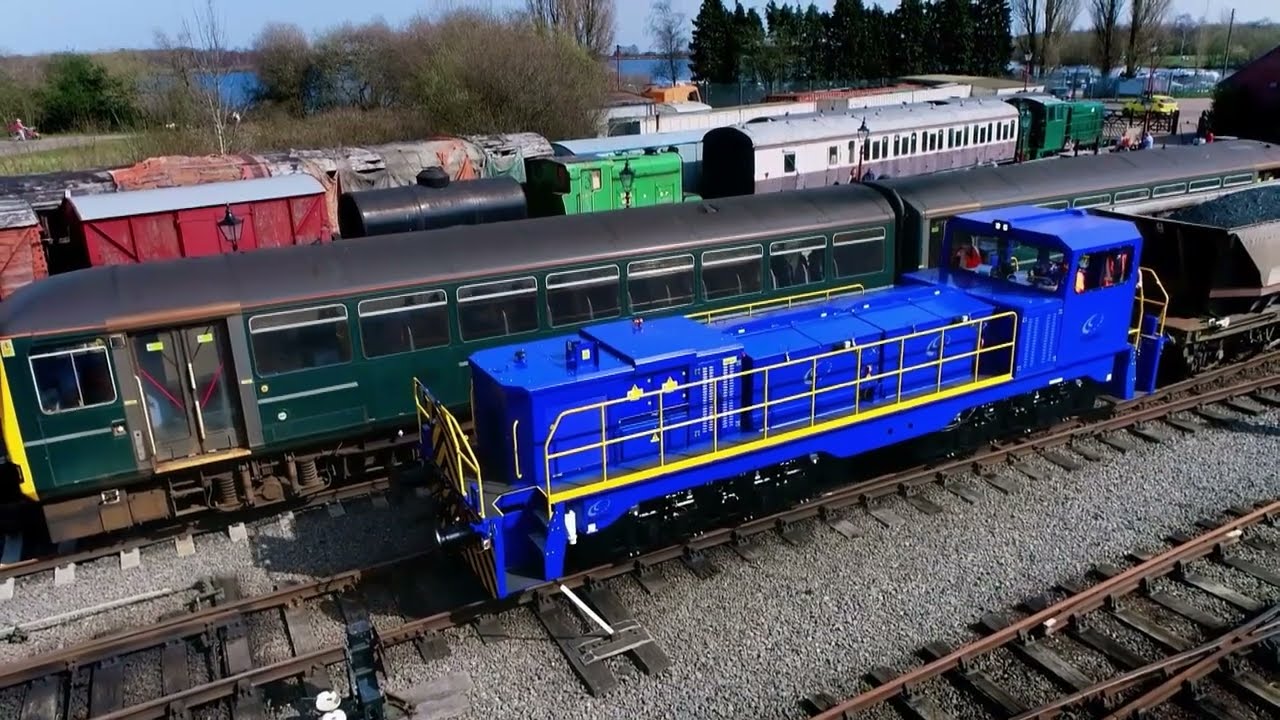 Clayton Equipment zero emissions hybrid CBD80 locomotive for Sellafield ...