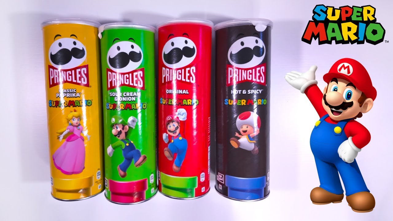 Pringles Super Mario Collection Unboxing (Assorted Flavors) - YouTube