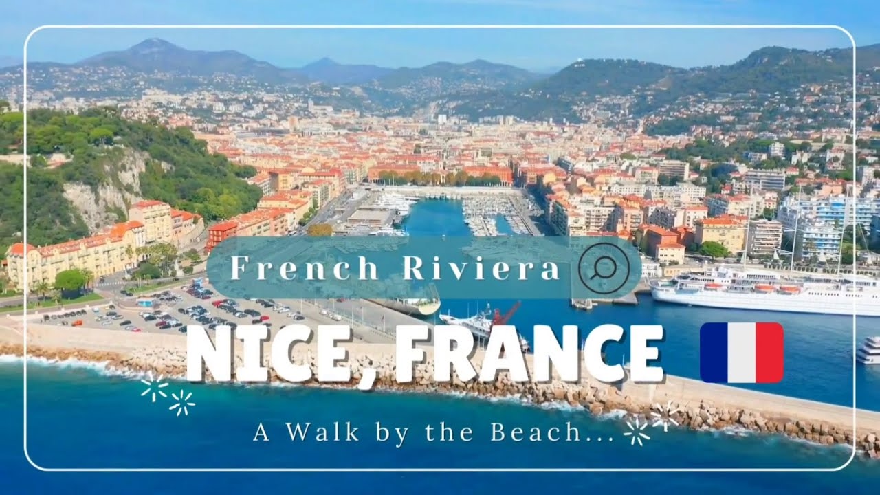 Nice France | Walk by the beach - YouTube