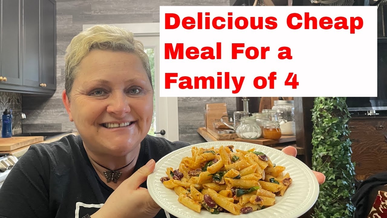 Low Cost Cooking From Scratch - Tuscan Style Pasta - Feeding A Family ...