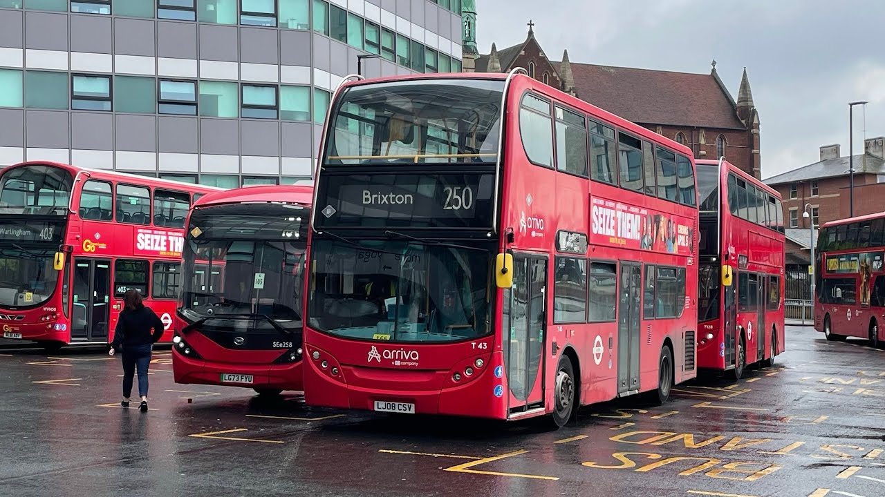 *KICKDOWN* Journey on Arriva London South Route 250 - T43 (LJ08 CSV ...
