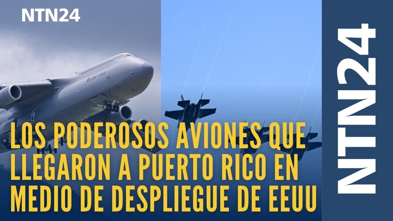 Así son los poderosos aviones que llegaron a Puerto Rico en medio de ...