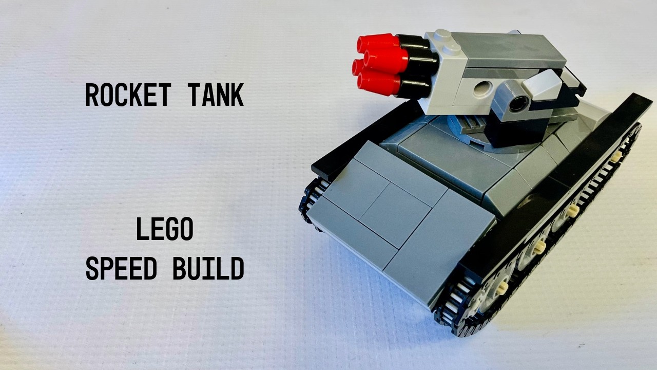 Mini LEGO Rocket Tank Build: Tiny but Mighty! | Lego Tanks With The ...