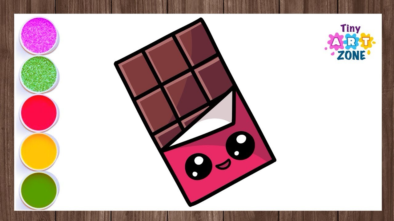 How To Draw A Chocolate Bar Drawingforallnet