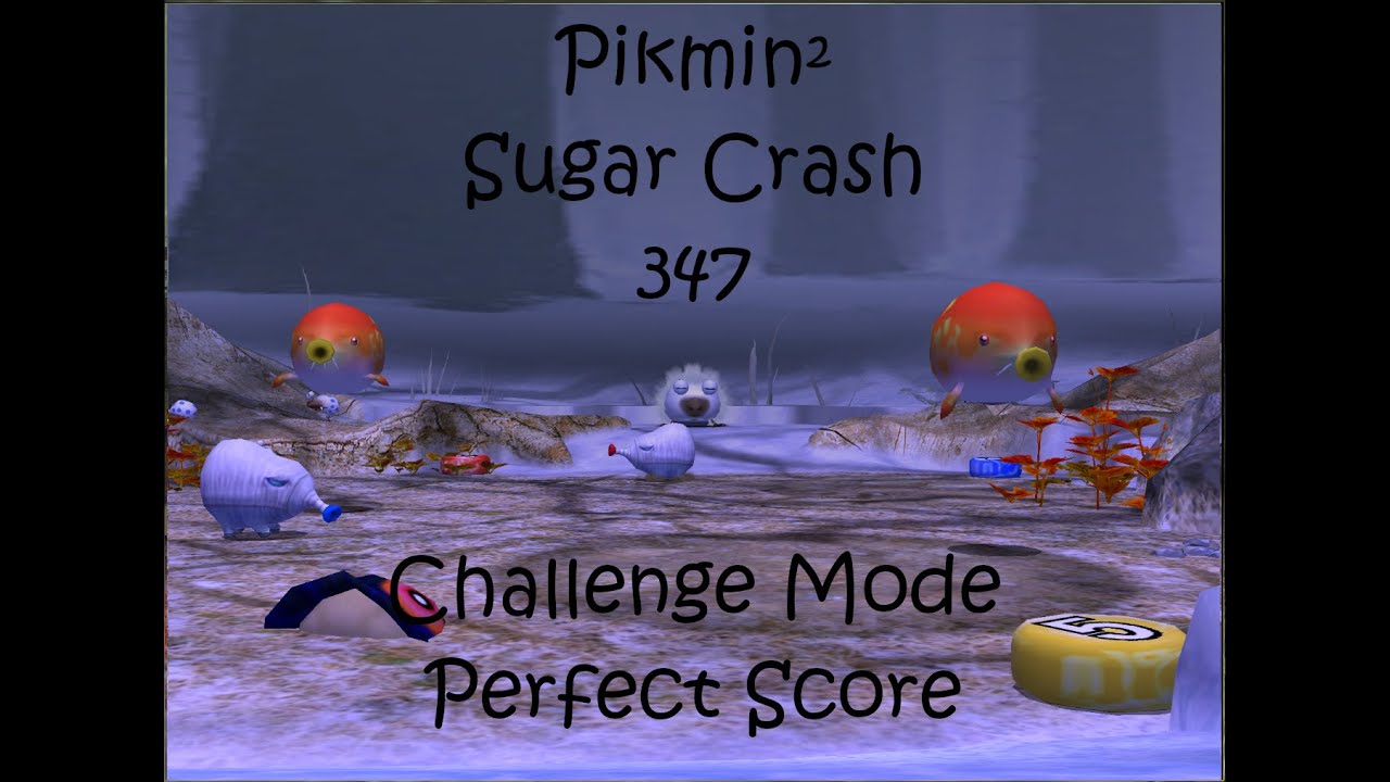 Pikmin² - Challenge Mode Sugar Crash 347 (Perfect Score) - YouTube