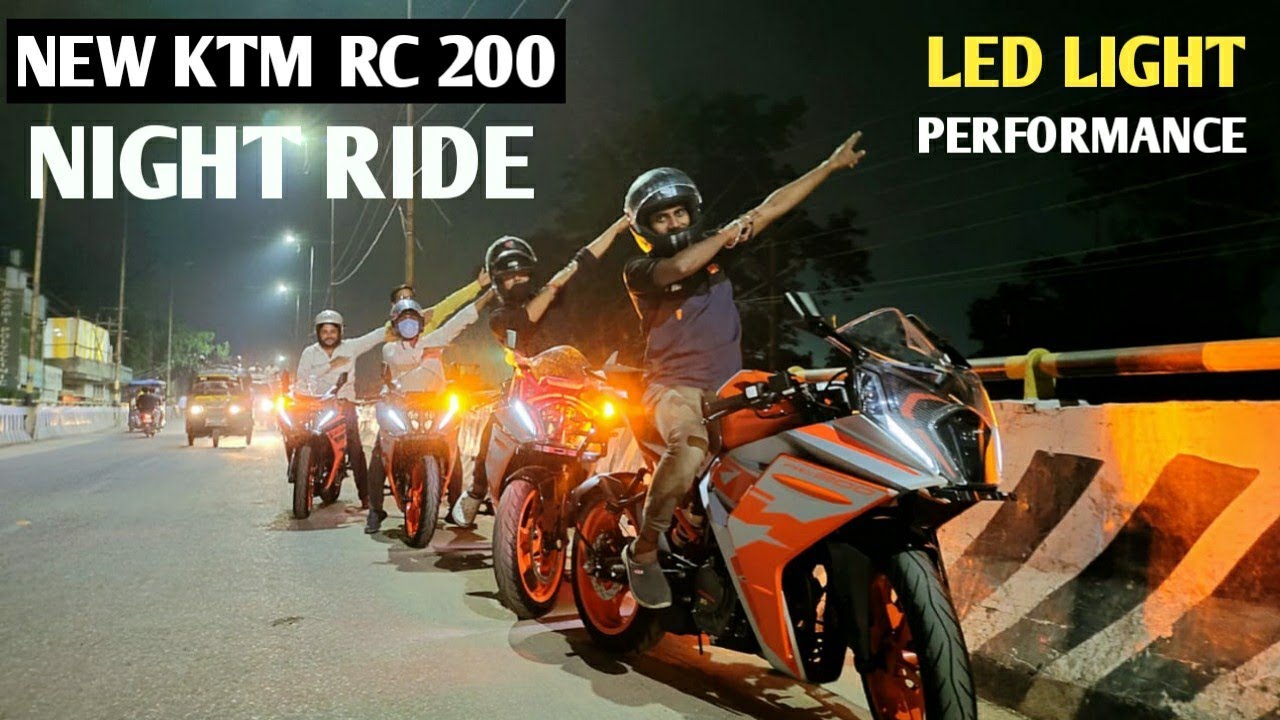 KTM RC 200 Next Generation Night Ride Review || 2022 KTM RC 200 ...