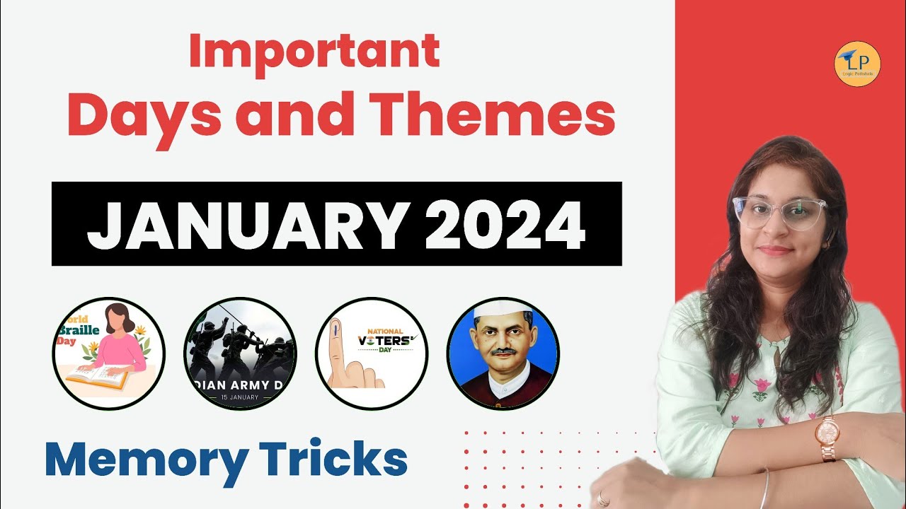 Days and Themes - January 2024| National & International days | with ...