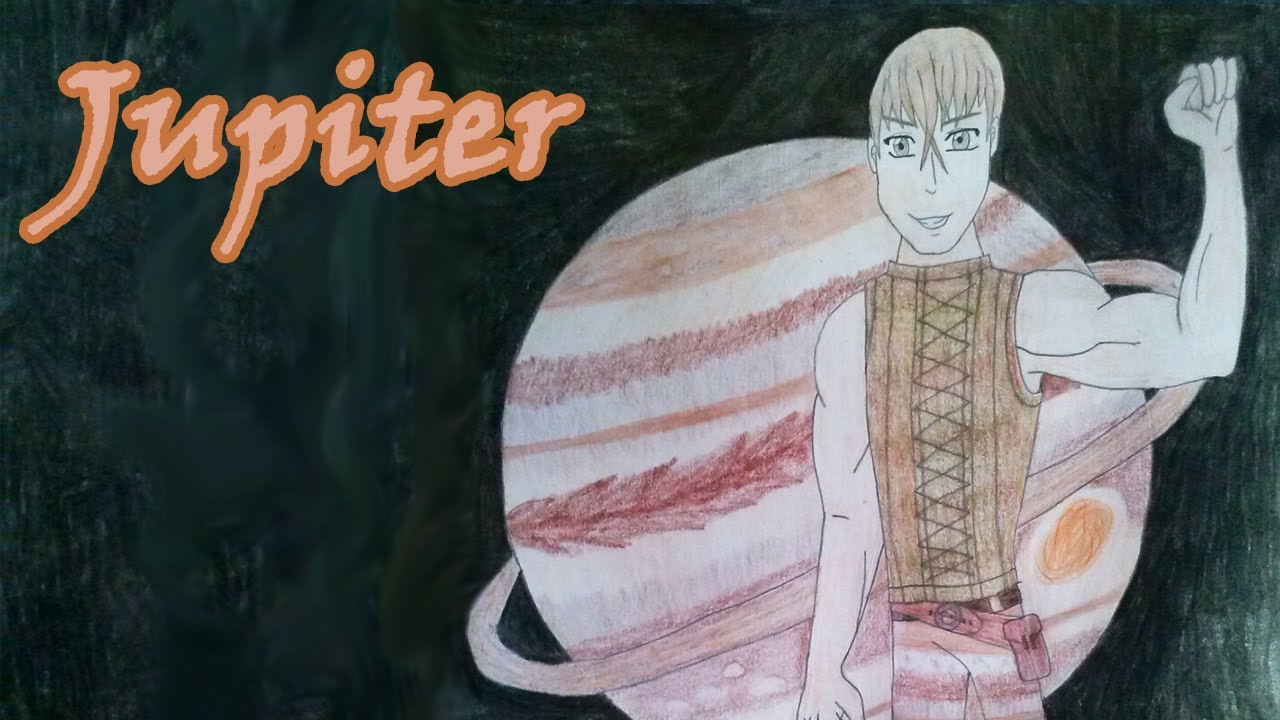 [SpeedDrawing] The Planets as Humans: Jupiter - YouTube
