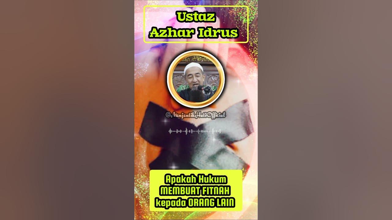 #774s Apakah Hukum MEMBUAT FITNAH kepada ORANG LAIN #uai #islam #shorts #fyp - YouTube