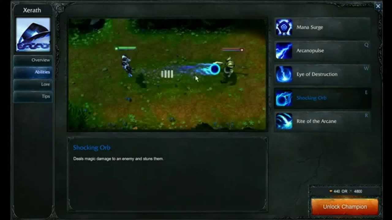 Xerath abilities - League of Legends GURU - YouTube