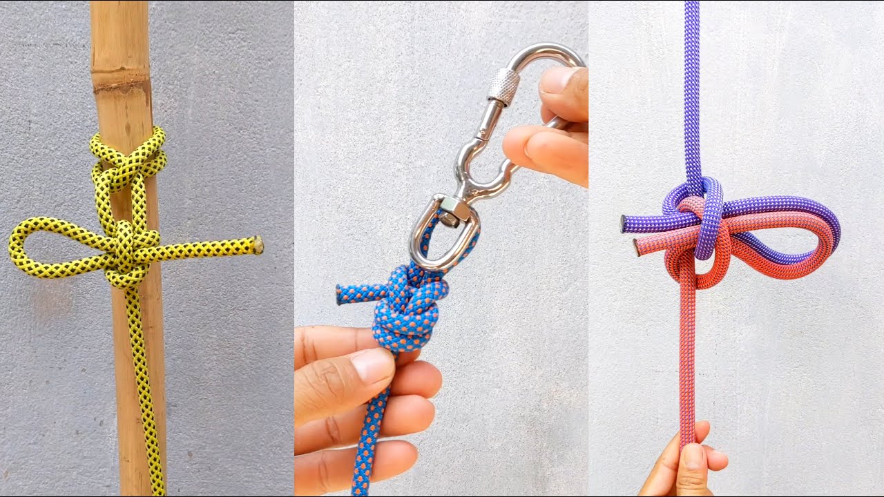 THE BEST KNOTS_ KNOT YOU NEED TO KNOW. - YouTube