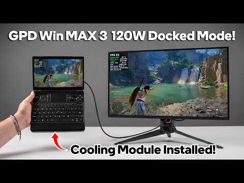 GPD Win Max 3 At 120W Is Basically A Desktop — 1440p Docked
