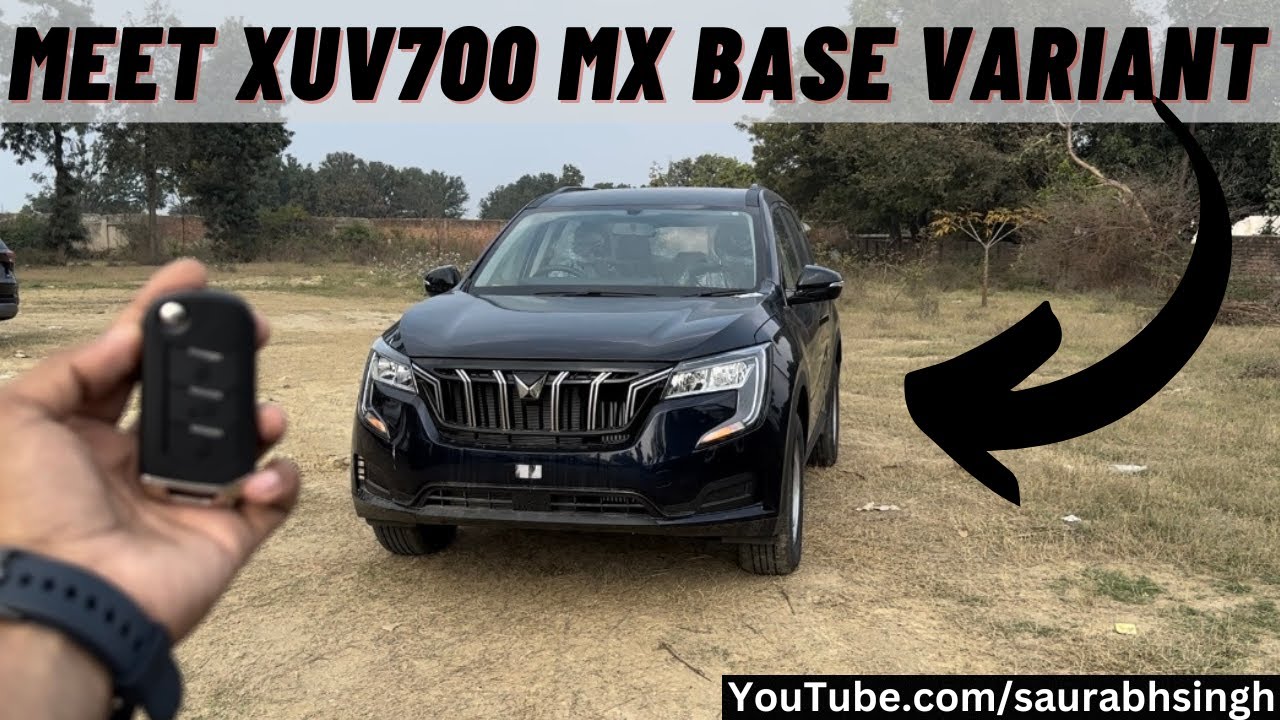 Meet! Mahindra XUV700 MX🔥(Base Model) - Detailed Walkaround Review with ...
