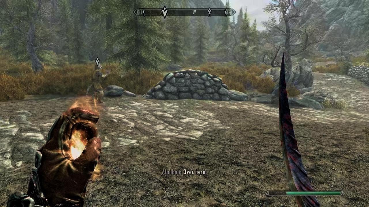 Skyrim Shadowmere helps in a assassination - YouTube