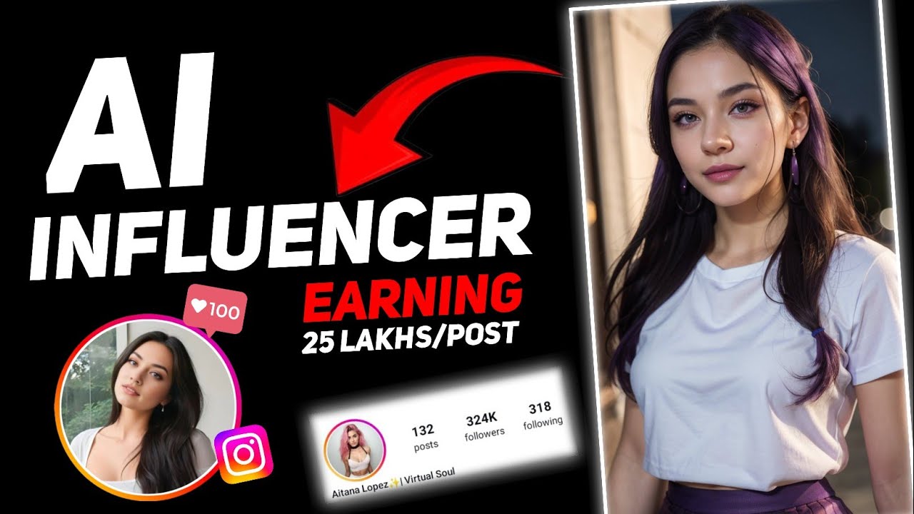 How I Created Ai Realistic Influencer||Ai Instagram Model||Ai ...