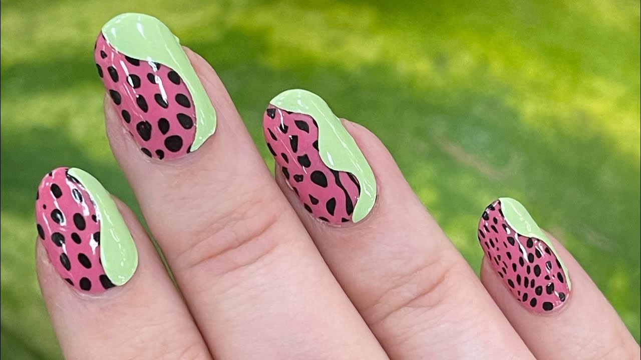 July 2023 Color Street Watermelon Session, Purr Diem, Lime Twist - YouTube