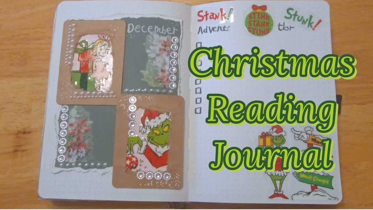 December Christmas Reading Journal Set Up - YouTube