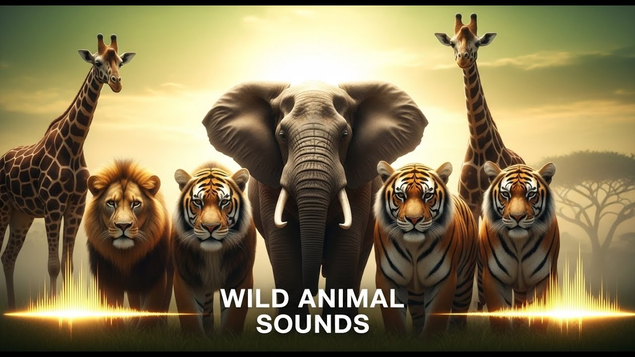 Top 100 Animal Sounds for Kids | Big Educational Learning Video - YouTube