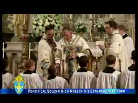 Pontifical Solemn High Mass in the Extraordinary Form - w/ Bishop David ...