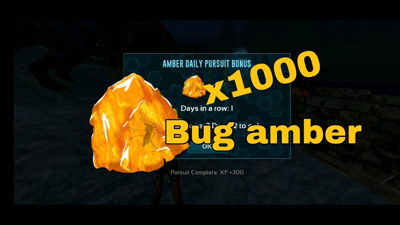 Ark mobile | Hướng dẫn cách bug amber trong ark mobile - YouTube