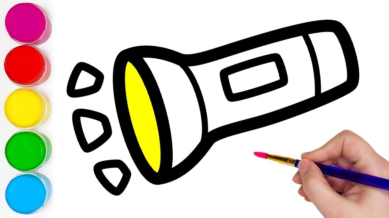 Flashlight drawing, painting and colouring for kids, toodles ideas for ...