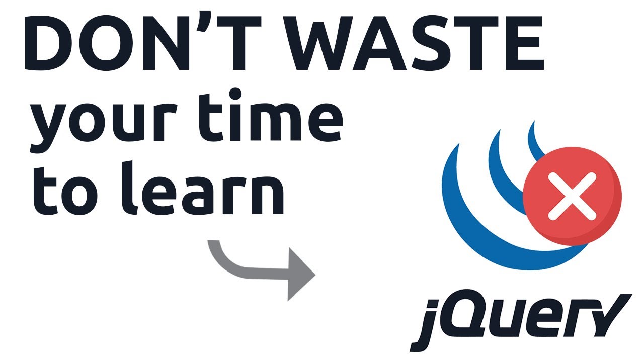 Don't waste your time to learn jquery in 2023 | End of jQuery | #jquery ...