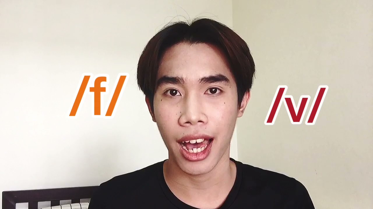 How to pronounce/f/ and /v/ sounds - YouTube