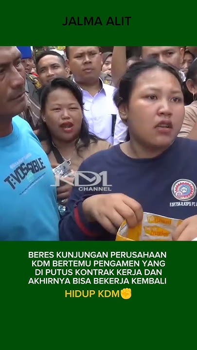 KENA PHK AKHIRNYA BISA KERJA LAGI BERKAT KDM - YouTube