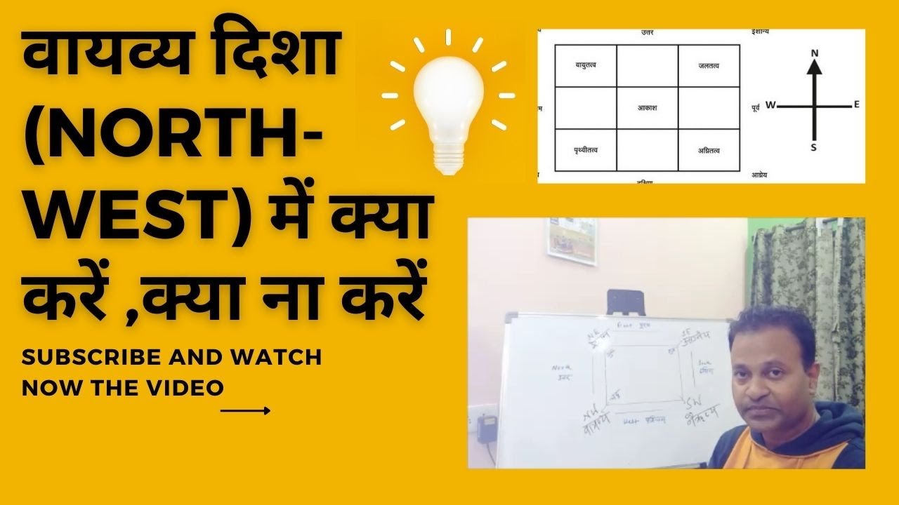 वायव्य दिशा (North -West) में क्या करें , क्या ना करें | Vastu Guidance ...
