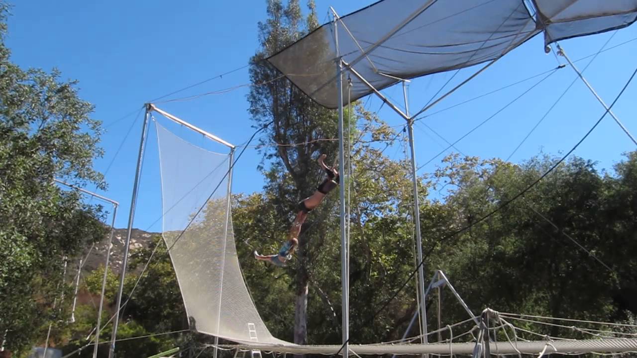Flying Trapeze Catching - My First Class Catch - YouTube