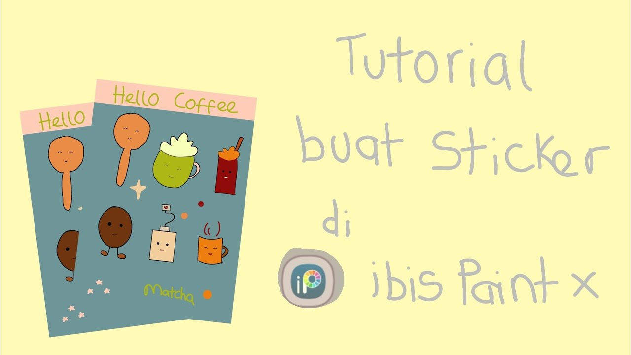Tutorial buat sticker lucu cuma pakai ibis paint #ibispaintx #tutorial ...