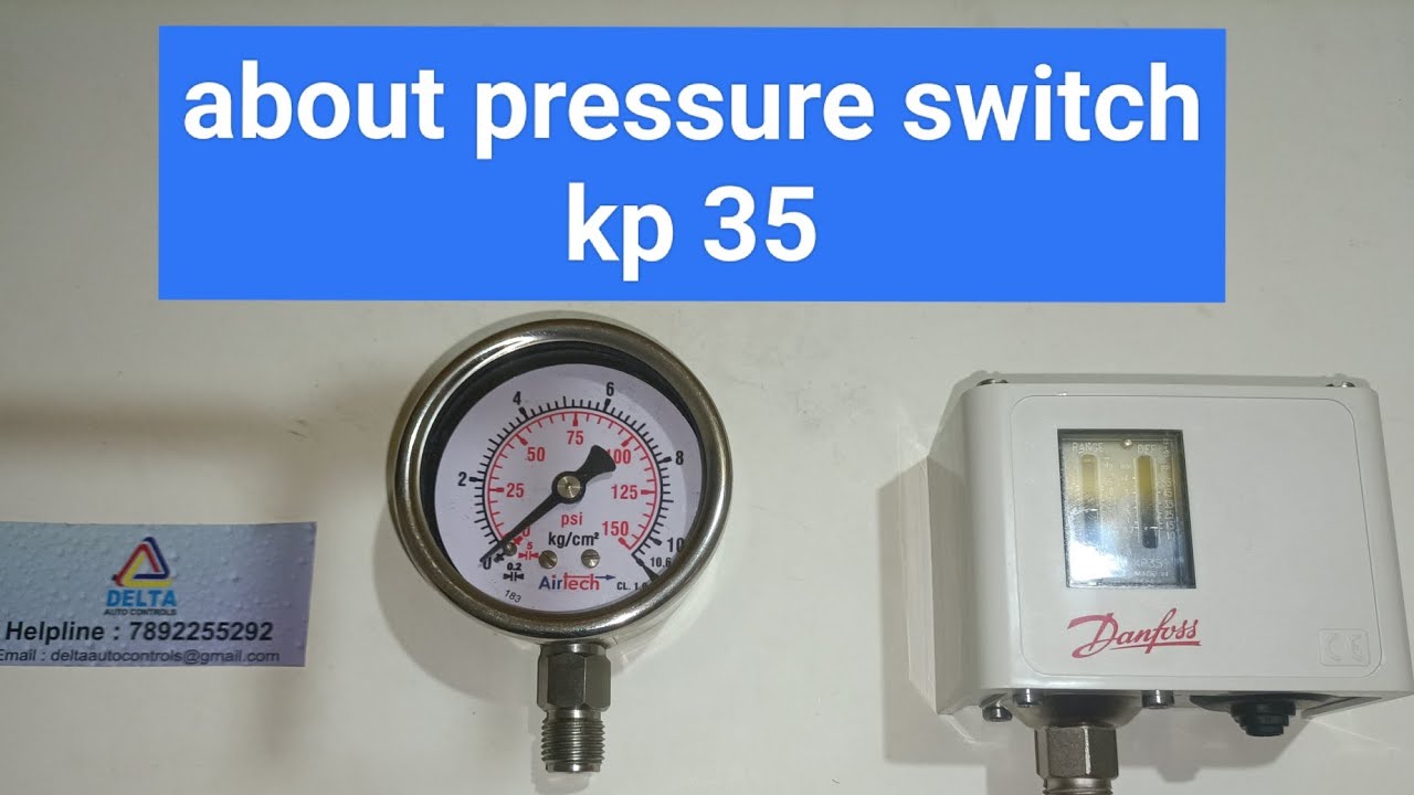 how to use pressure switch kp 36 ( telugu) - YouTube